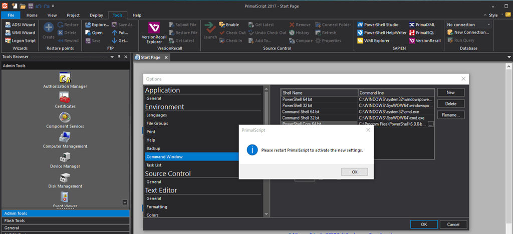 Using Powershell Core In Primalscript Sapien Blog