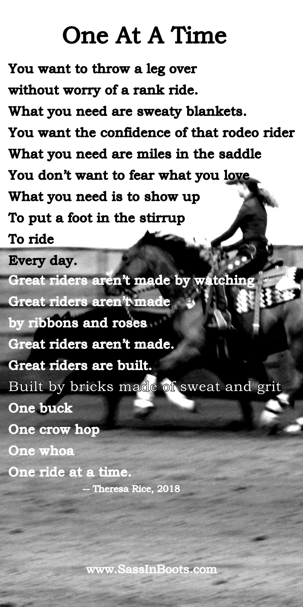 Poems About Barrel Racing