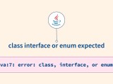 How To Fix Error Class Interface Or Enum Expected Scaler Topics
