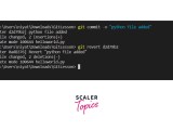 Git Basic Commands Scaler Topics