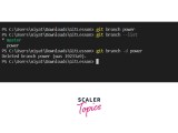 Git Basic Commands Scaler Topics