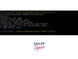 Git Bash Scaler Topics