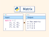 How To Draw Matrix In Python