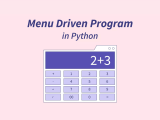 Menu Driven Program In Python Scaler Topics