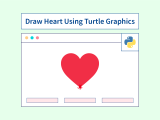 Draw Heart Using Turtle Graphics In Python Scaler Topics