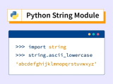 Python String Module Journaldev