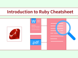 Introduction To Ruby Cheatsheet Scaler Topics