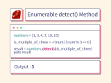 Ruby Enumerable Detect Method Scaler Topics