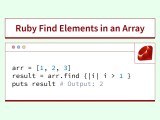 Ruby Find Elements In An Array Scaler Topics