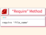 Ruby Require Method Scaler Topics