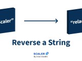 Reverse A String In Java Scaler Topics