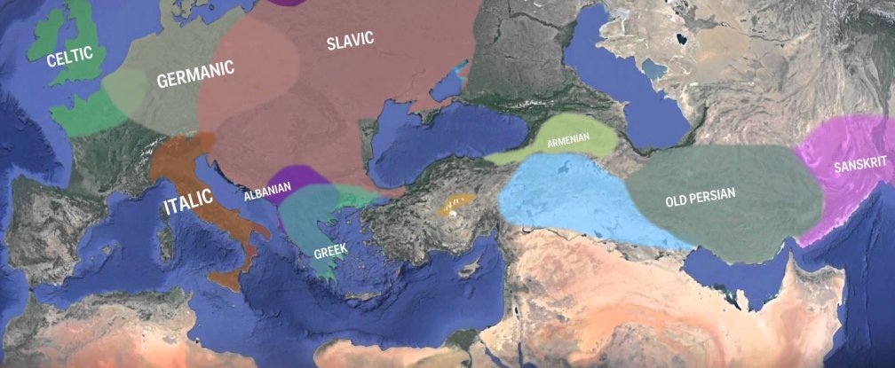 Here’s where our modern languages came from « Cradle of Civilization