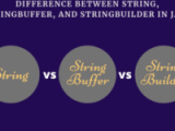 String Vs Stringbuffer Vs Stringbuilder In Java Scientech Easy