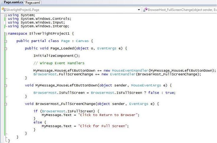 Trucos: Soporte del modo a pantalla completa con Silverlight – juanlao