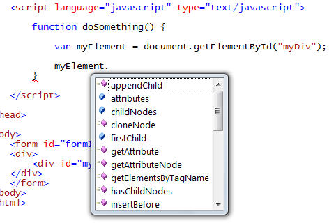 Intellisense en JavaScript con VS 2008 – juanlao