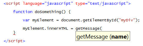 Intellisense en JavaScript con VS 2008 – juanlao