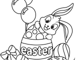 Easter Bunny Coloring Pages Printable
