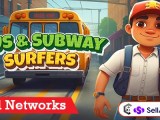 Bus Subway Surfers Unity Source Code 10 Ad Networks Source Code