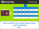 How To Display File System Inodes Using Linux Command Servercake