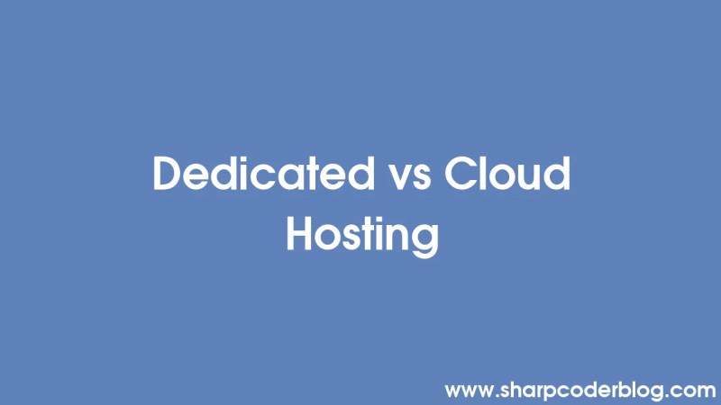 Shared Hosting Versus Dedicated Hosting Sharp Coder Blog - Gorgeous Geometric Design - Desktop