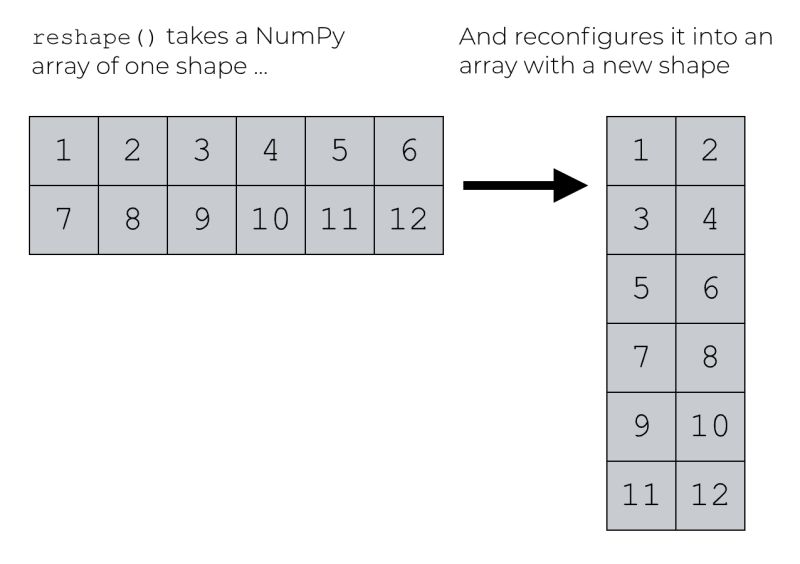 How to use Numpy reshape - Sharp Sight