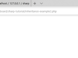 Inheritance In Php Sharp Tutorial