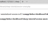 Session In Php Sharp Tutorial