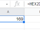 How To Use The Hex2dec Function In Google Sheets Sheetaki
