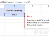 Google Sheets Function Lambda