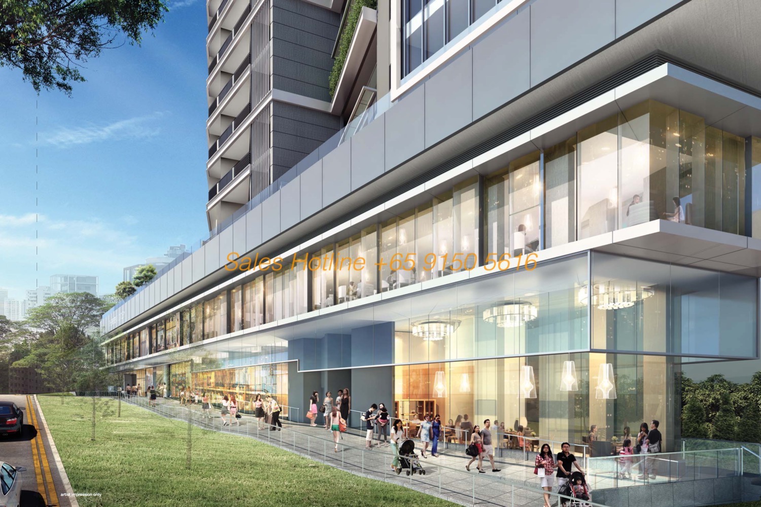The Rise @ Oxley Residences & Commercial Showflat: +65 6100 1380