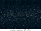 Binary Code Background Software Programming Glowing Stock Vector
