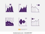 Increase Growth Decrease Reduction Curve Chart Stock Vector Royalty