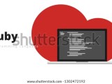 Learn Code Ruby Programming Language Ruby Stock Vector Royalty Free