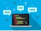 Programming Coding Concept Java Php Html Stock Vector Royalty Free