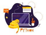 Python Code Language Sign Programming Coding Stock Vector Royalty Free