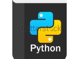 Python Programming Language Tutorial Textbook Red Stock Vector Royalty