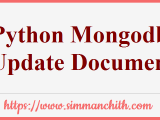 Python Mongodb Update Simmanchith