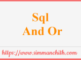Sql And Or Operators Combine Multiple Where Conditions