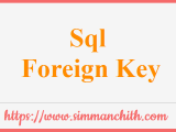 Sql Foreign Key Constraint Simmanchith