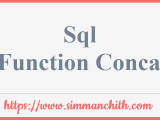 Sql Concat Function Join Multiple Strings Simmanchith