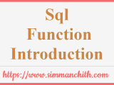 Sql Functions List Simmanchith