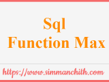 Sql Max Function Get Maximum Value Simmanchith