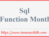 Sql Month Function Datepart Extract Simmanchith