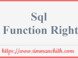 Sql Right Function Simmanchith