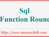Sql Round Function Simmanchith