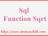 Sql Sqrt Function Square Root Numbers Simmanchith