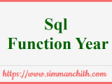 Sql Year Datepart Extract Function Simmanchith