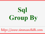 Sql Group By Clause Simmanchith