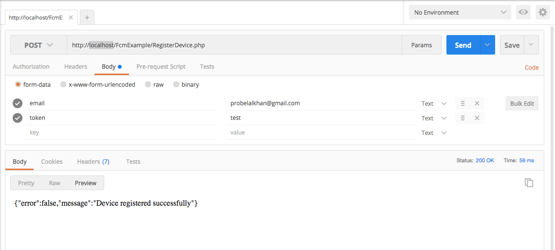 Firebase Cloud Messaging For Android Using Php And Mysql