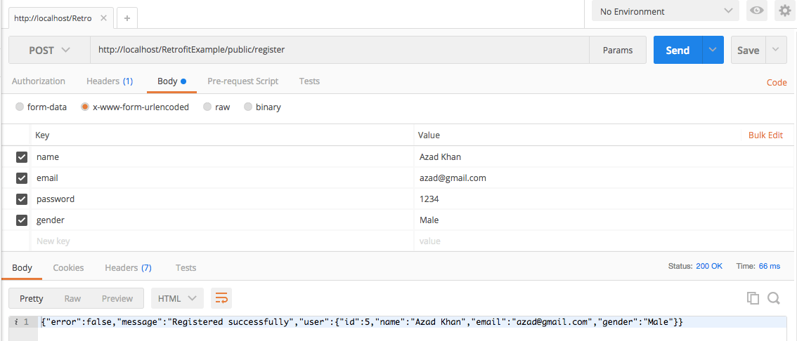 Retrofit Android Tutorial Using Retrofit 22 With Php Restful Api